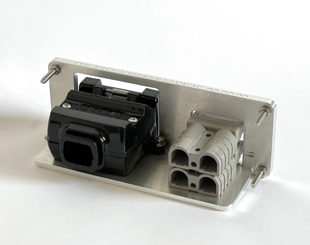 Flush Mount Billet CNC Aluminium Trailer Plug & Anderson Mount – JCM Wiring