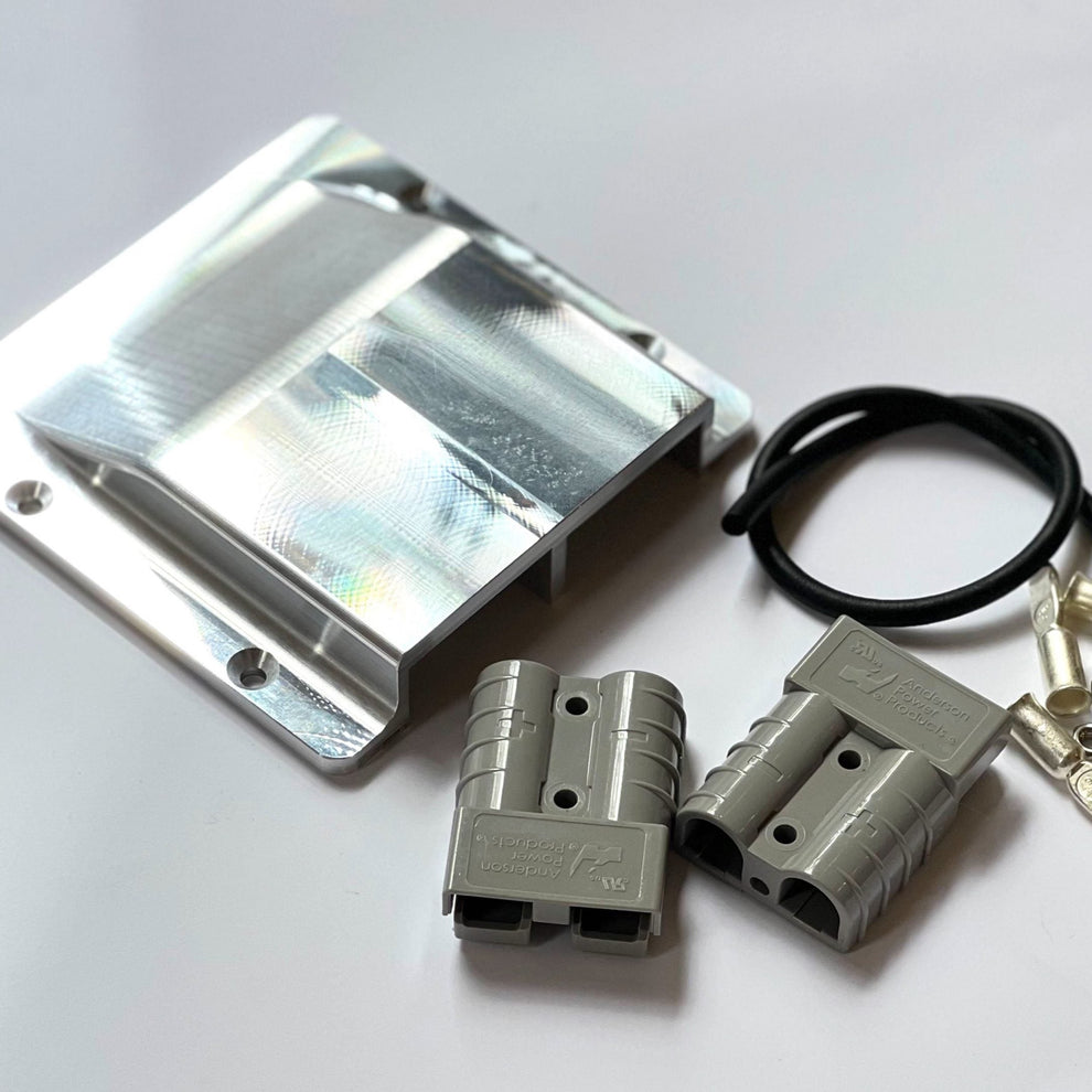 Double Surface Mount Billet CNC Aluminium 50amp Anderson Plug Cover ...